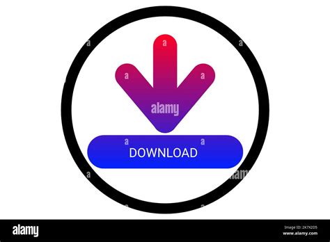 A Download Icon Upload Button Load Symbol Colorful Geometric Shapes