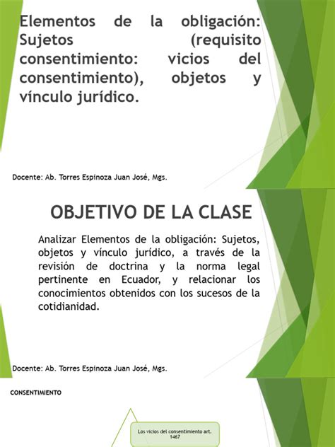 Clase 2 Y 3derecho De Obligaciones Descargar Gratis Pdf Justicia