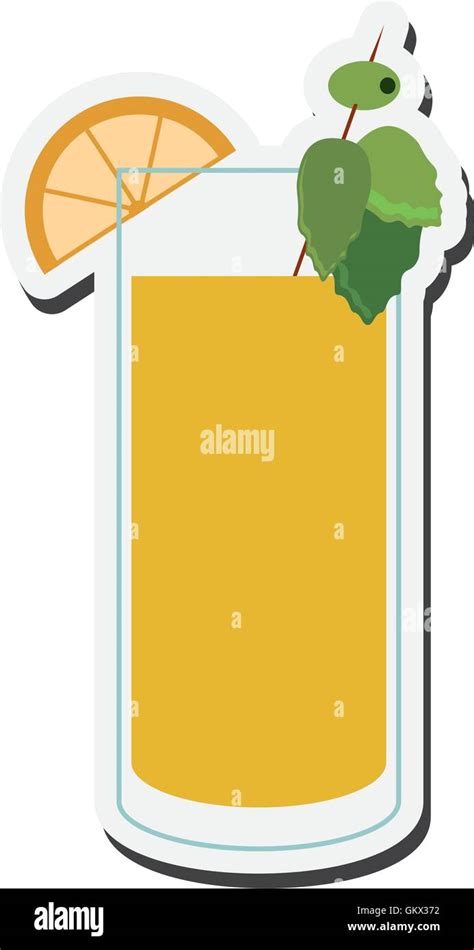 Single Cocktail Icon Stock Vector Image And Art Alamy