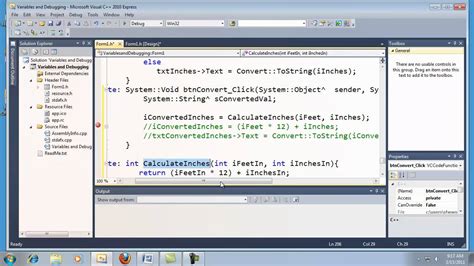 Visual C 2010 Express Tutorial 4 Functions Youtube