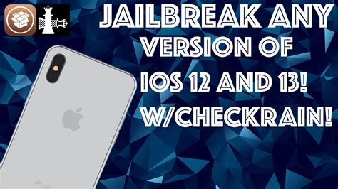 JAILBREAK ANY VERSION OF IOS AND WITH CHECKRA N IPhone Wired