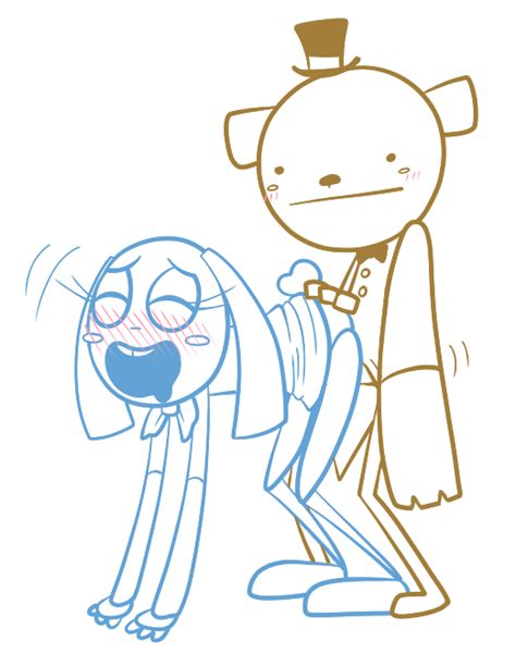 Rule 34 2boys Animatronic Bent Over Blank Stare Blush Drool Female