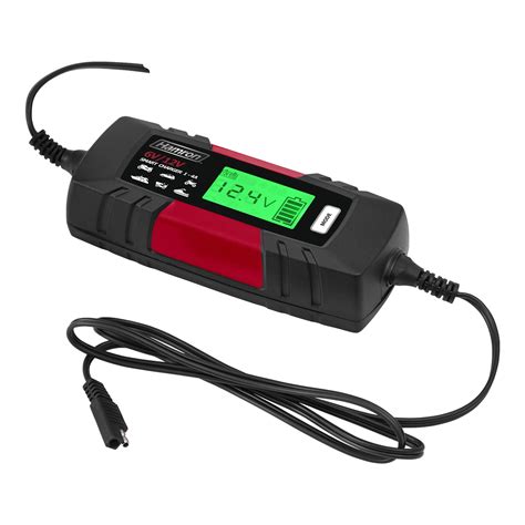 Batterilader Automatisk Ladestrøm Hamron Jula