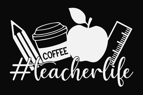 Premium Vector Teacher Life Funny First Day Of School And Back To