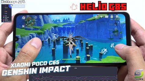 Poco C65 Test Game Genshin Impact Max Graphics Helio G85 YouTube