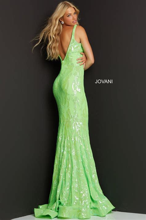 Blackgunmetal Jovani 3263 Prom Sleeveless Fitted Long Formal Gown For
