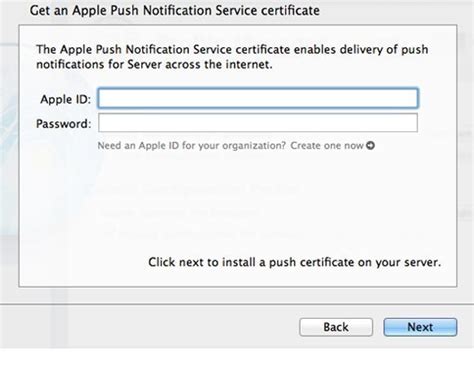 Get An Apple Push Notification Service Certificate How To Configure