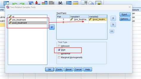 Sign Test In SPSS Statistics Explained Performing Reported