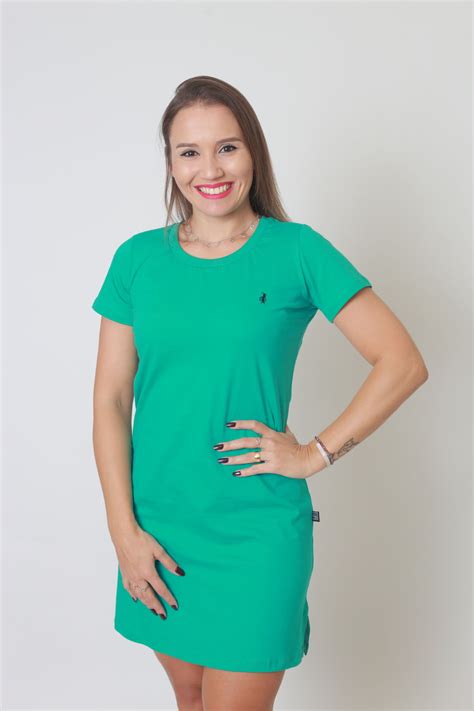 Vestido Basic Verde Jade
