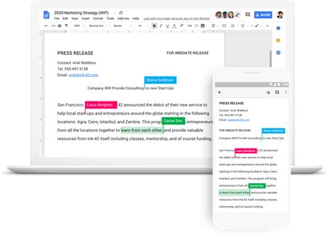 Using Google Docs For Collaborative Work Youtube Free Word Template
