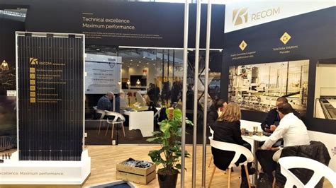 Recom Technologies On Linkedin First Day Solarsolutions 2018 Our Bifacial Solar Modules Are