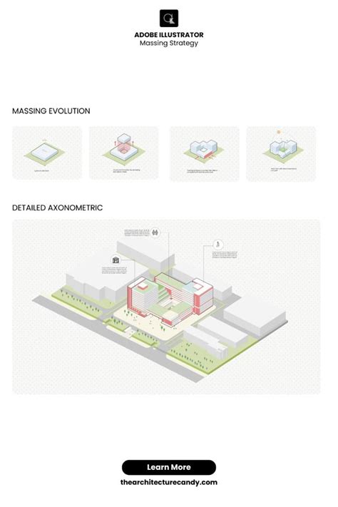 Massing Strategy In 2024 Architecture Illustration Urban Design