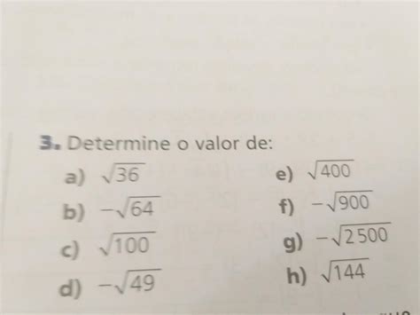 Determine O Valor De Brainly Br