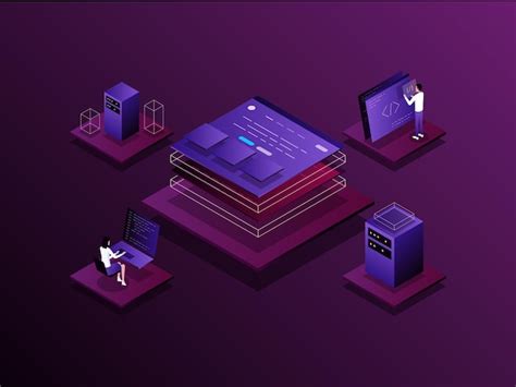 Premium Vector Marketing Analytics Isometric Illustration Dark Gradient Suitable For Mobile