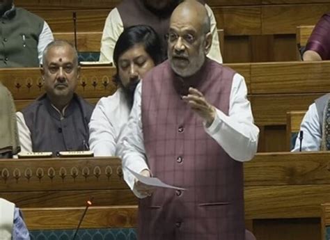 During Debate In Parliament Amit Shah Scolded Tmc Mp Saugata Roy Amit