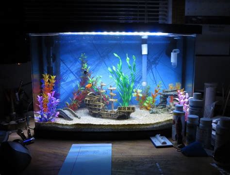 New 46 Gallon Bowfront
