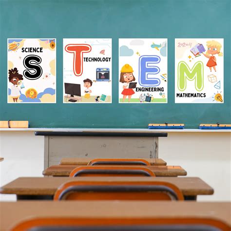Stem Classroom Posters Elementary Classroom Science Decor Science Classroom Stem Digital