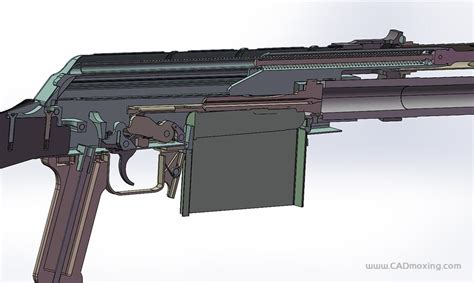 Ak70步枪狙击枪结构模型三维模型 Cad模型网海量3d模型图纸免费下载。