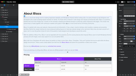 Writer Mode Blocs User Documents