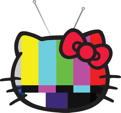 Hello Kitty 70s Television Print On Behance