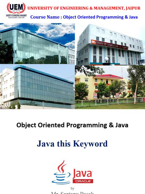 java this keywords pdf constructor object oriented programming