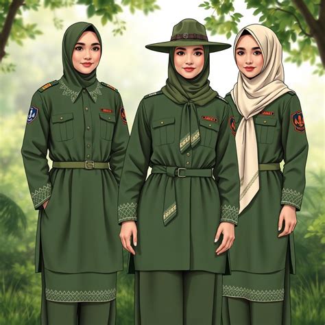 Islamic Scout Uniform For Adult Women