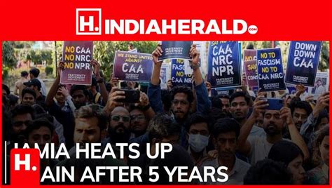 Protest In Jamia University After Implementation Of Caa