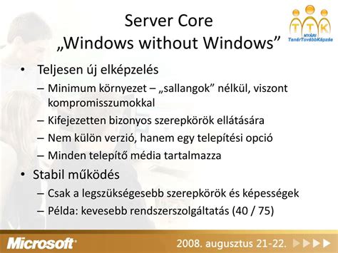 PPT Windows Server 2008 PowerPoint Presentation Free Download ID 3664835