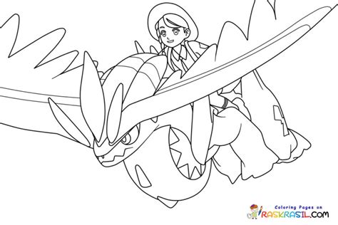 Раскраски Pokémon Scarlet Violet Распечатать бесплатно