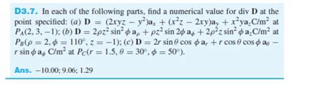 Solved D3 7 In Each Of The Following Parts Find A