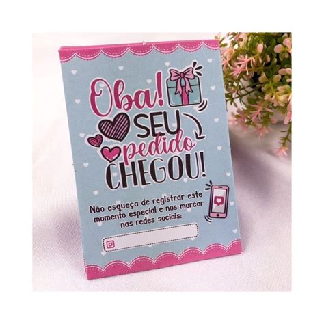 Innovidades Acessorios Card CartÃo De Agradecimento 10unidades
