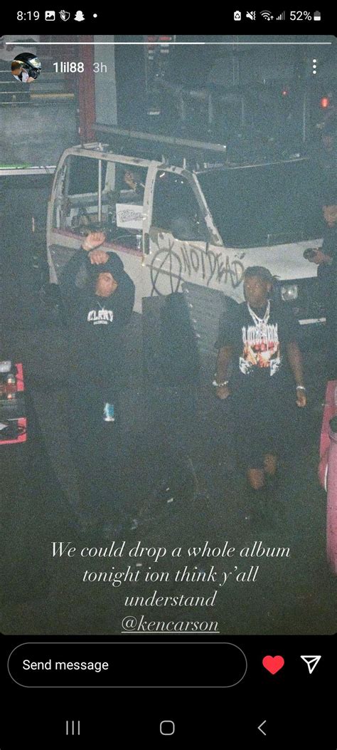 Lil88 On His Story Today R Kencarson