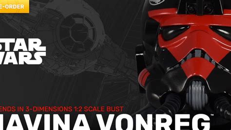 Star Wars Squadrons Havina Vonreg Legends In 3d Bust By Gentle Giant