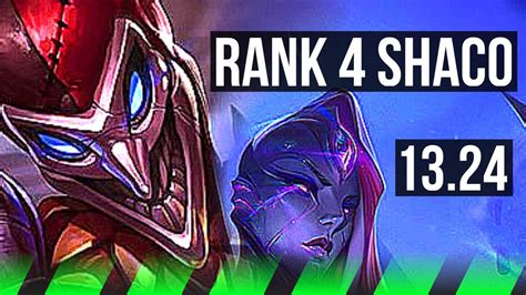 SHACO Vs BEL VETH JNG Rank 4 Shaco 1200 Games 4 1 6 BR