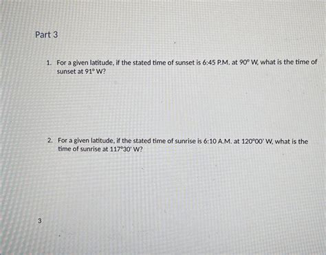 solved part 1 using the longitude of a time zone s central