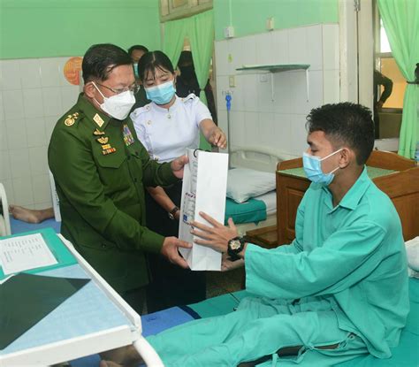 နိုင်ငံတော်စီမံအုပ်ချုပ်ရေးကောင်စီဥက္ကဋ္ဌ တပ်မတော်ကာကွယ်ရေးဦးစီးချုပ် ဗိုလ်ချုပ်မှူးကြီးမင်းအောင