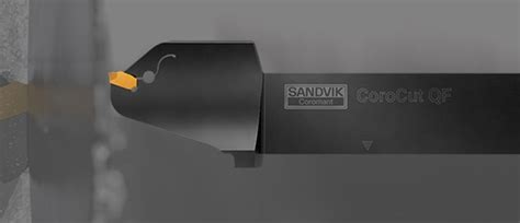 Face Grooving Tool Corocut® Qf Sandvik Coromant Insert Steel