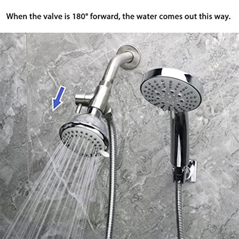 Shower Arm Diverter Valve G1 2 3 Way Shower Diverter For Hand Held