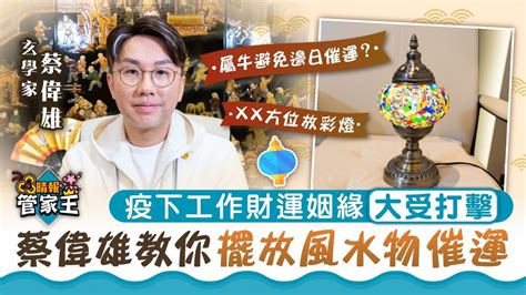 管家王｜疫下工作財運姻緣大受打擊 蔡偉雄教你擺放風水物催運