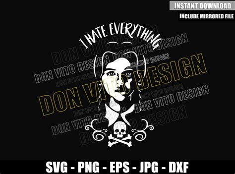 Wednesday I Hate Everything Svg Png Files Cricut Best Design