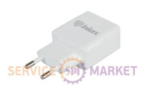 Купить Зарядное устройство Inkax Cd 01 Ip 2xusb 5v 2 1a кабель Usb