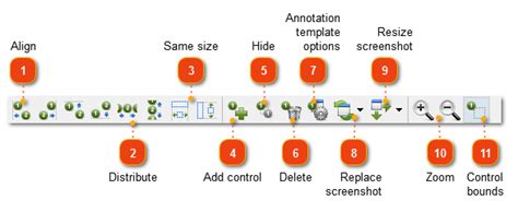 Annotation Designer Toolbar