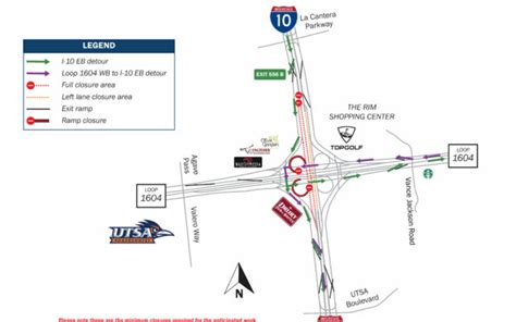 Txdot Announces Full Closure Of Eastbound Ih At Loop