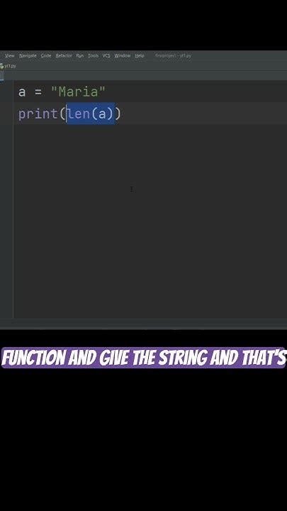 how to find length of string in python pythonprogramming pythonforbeginners pythontutorial