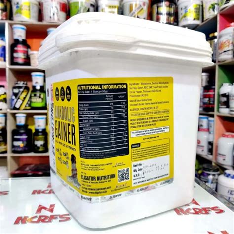 Eligator Anabolic Mass Gainer 45kg 90 Servings Ncr Food Supplements