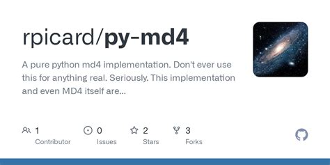 Github Rpicardpy Md4 A Pure Python Md4 Implementation Dont Ever