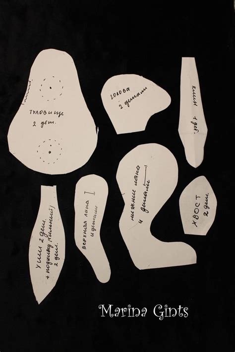 Новости Сшить чучела животных Выкройки Выкройка плюшевого медведя