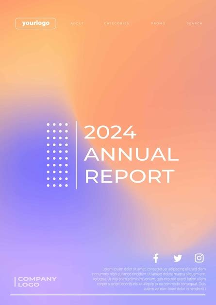 브로셔 연간 보고서 잡지 포스터 및 기타의 터 그라디엔트 커버 배경 템플릿 프리미엄 벡터