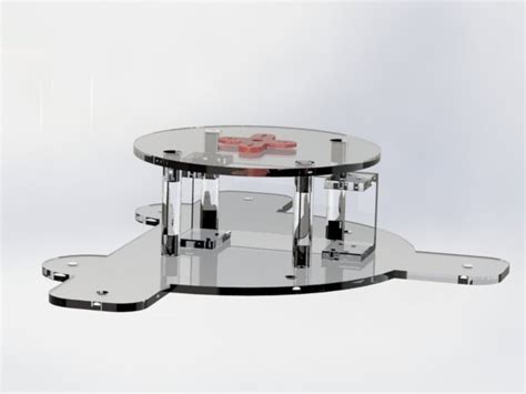 Robotic Arm Base 2 Rotating Column This Part Receives The Movement Download Scientific