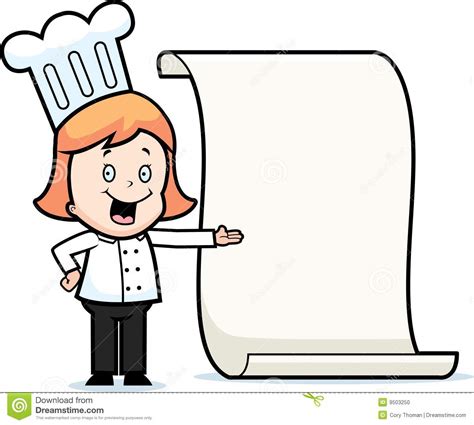 De Chef Kok Van Het Meisje Vector Illustratie Illustration Of Speciaal